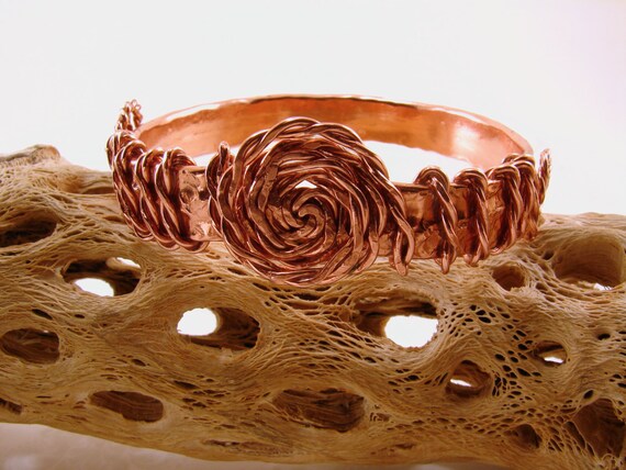 Copper Wire Wrapped Copper Tubing with Twisted Copper Wire | Etsy
