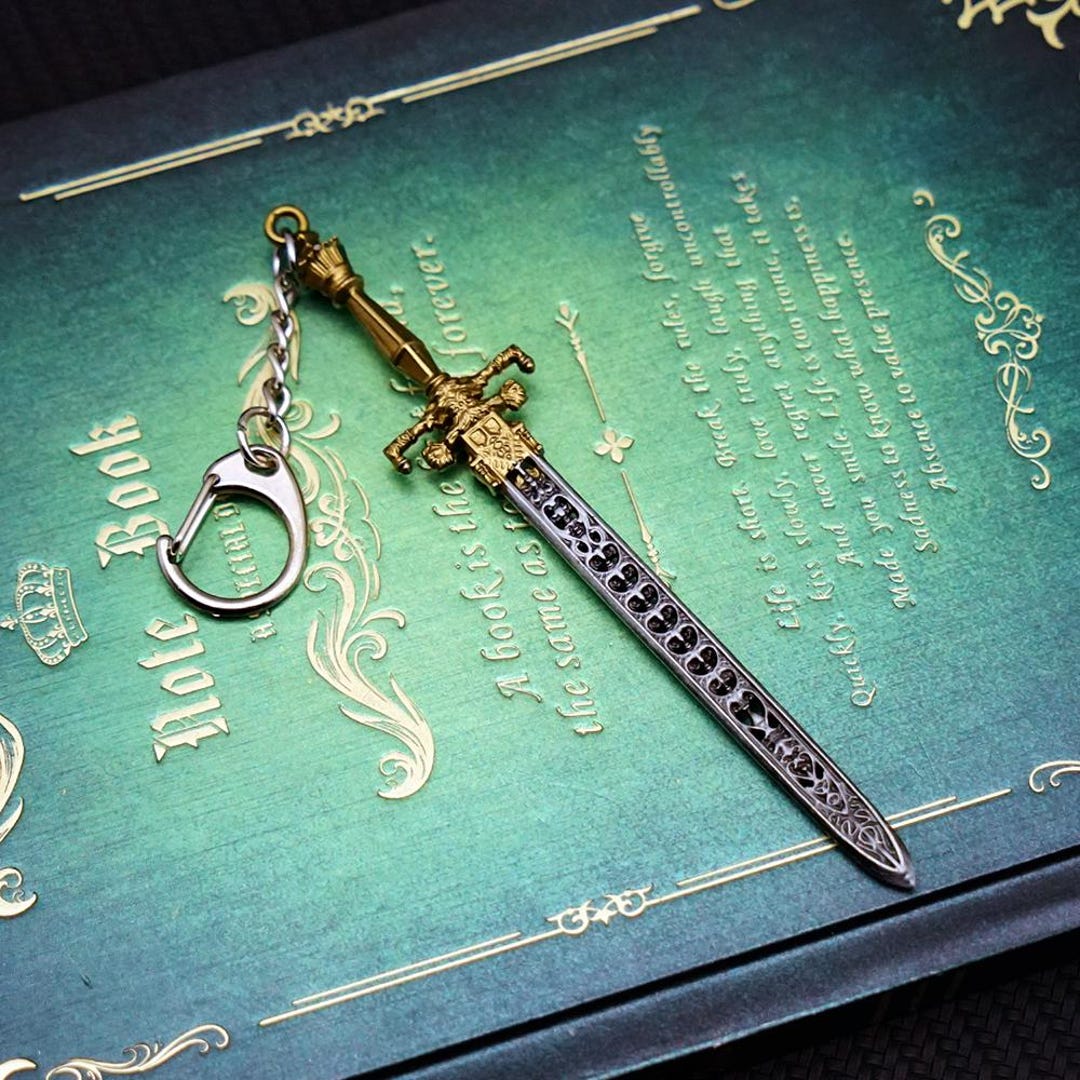 Sword of Night and Flame Keychain, Gaming Keychain, Game Inspired ...