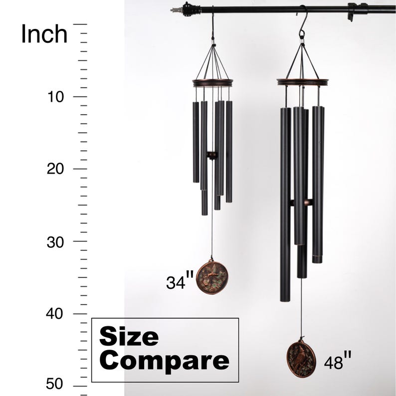 Wind Chimes for Outside Deep Tone 34'' Wind Chimes Outdoor Clearance ...