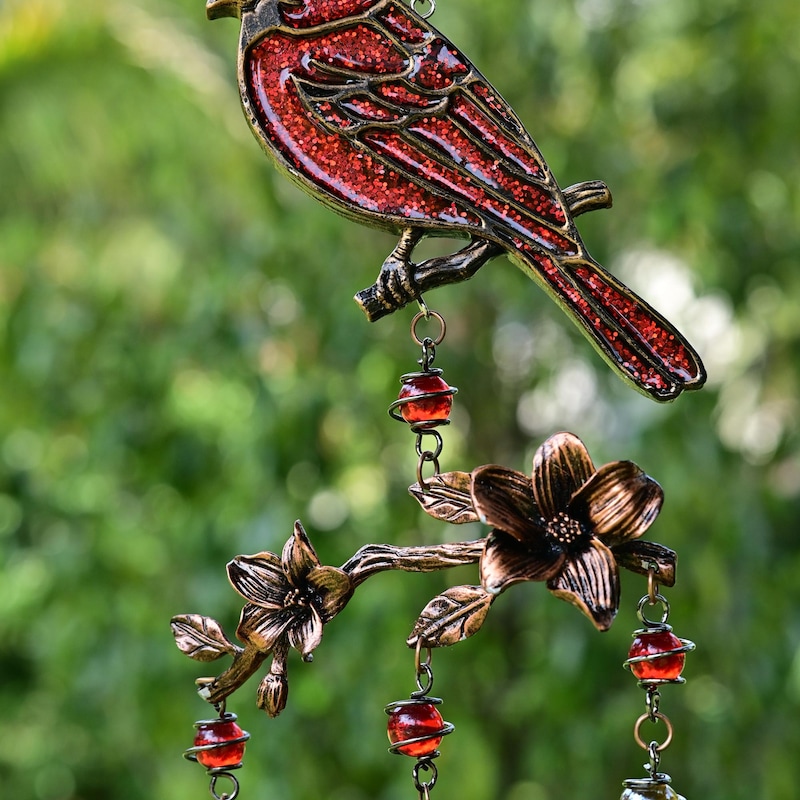 Glass Wind Chimes Garden - Etsy