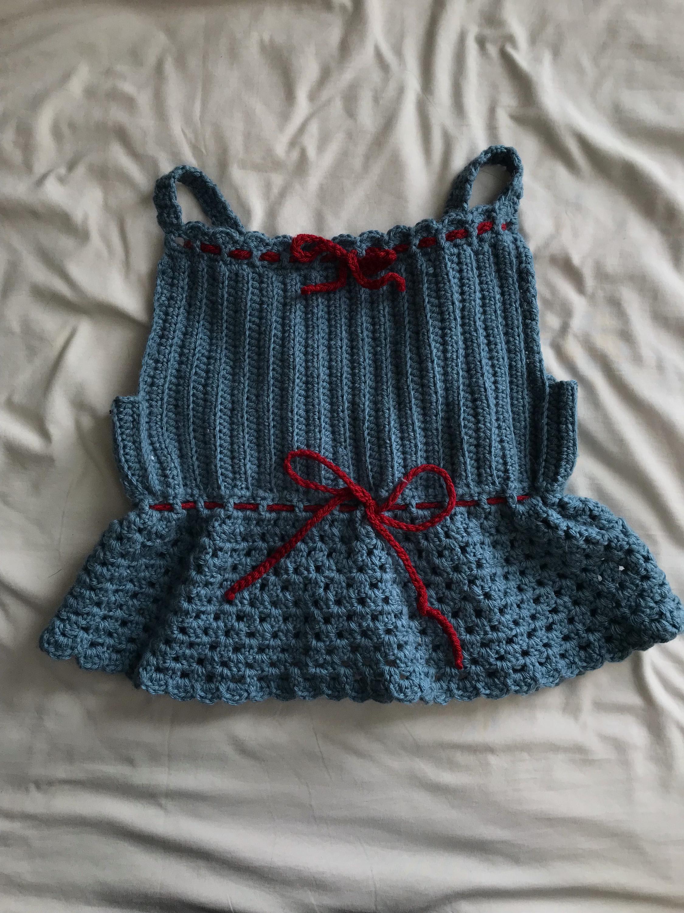 Coquette Inspired Crochet Pajama Set Pattern, PDF (english), Size ...