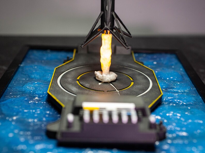 Spacex Falcon 9 Ship Space Rocket Scale Model for a Gift for a Space ...