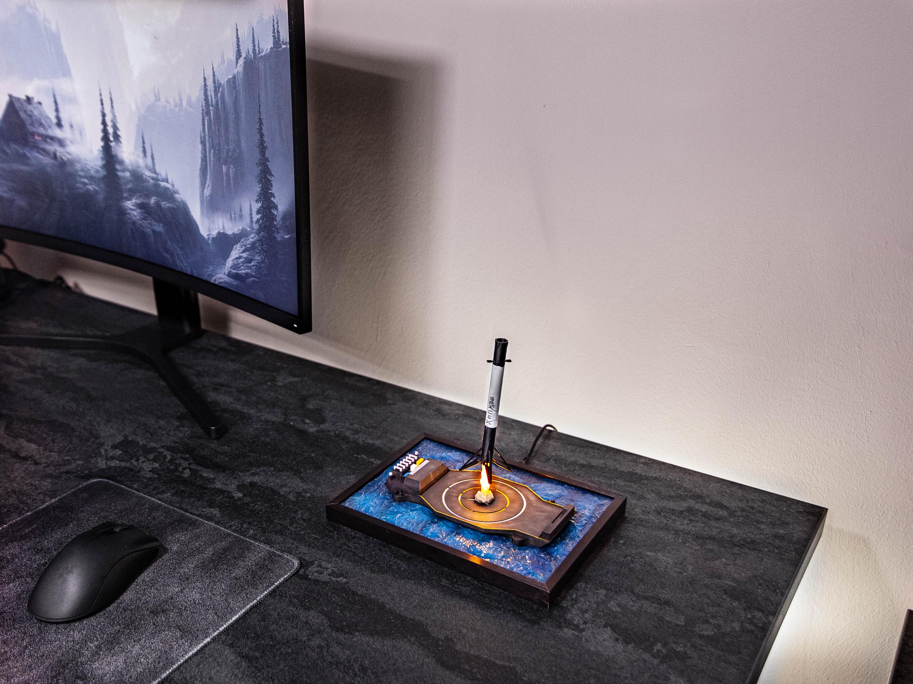 Spacex Falcon 9 Ship Space Rocket Scale Model for a Gift for a Space ...