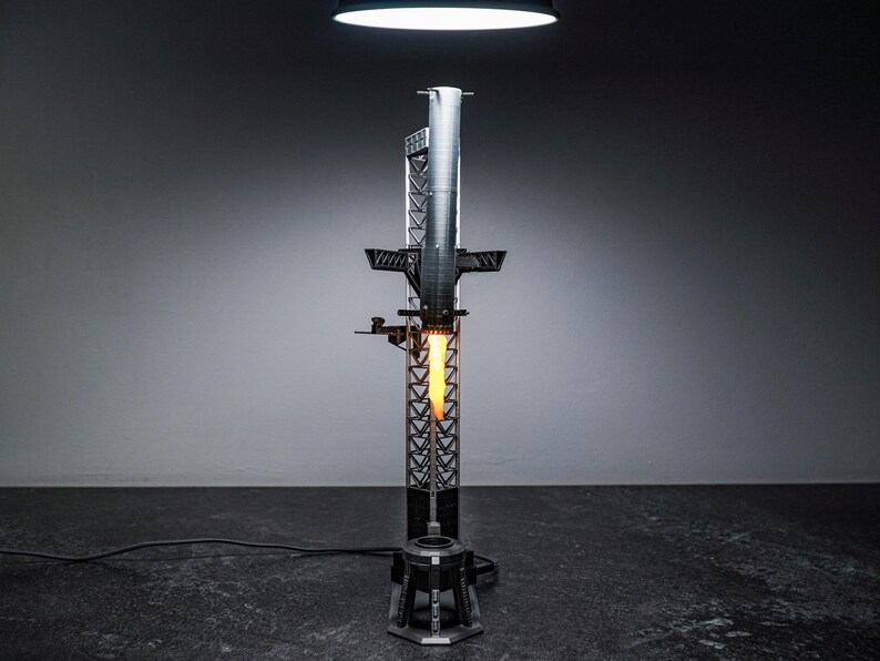 Spacex Starship OLIT Tower Rocket Model Miniature for Elon Musk Fan for ...