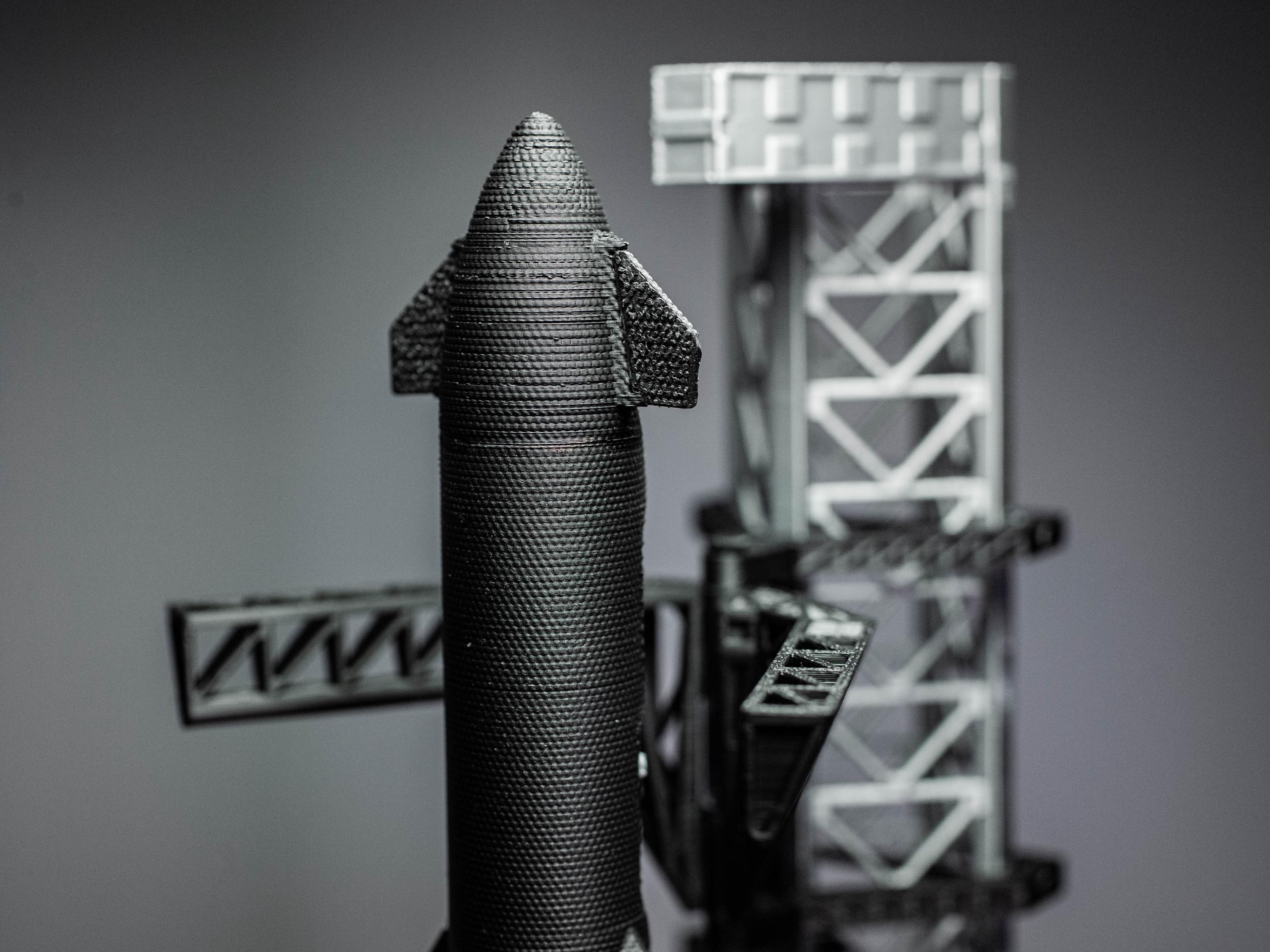 Spacex Starship Space Rocket Scale Model for a Gift for a Space Geek ...