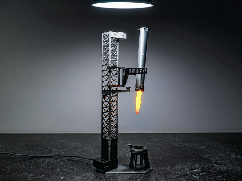 Spacex Starship OLIT Tower Rocket Model Miniature for Elon Musk Fan for ...
