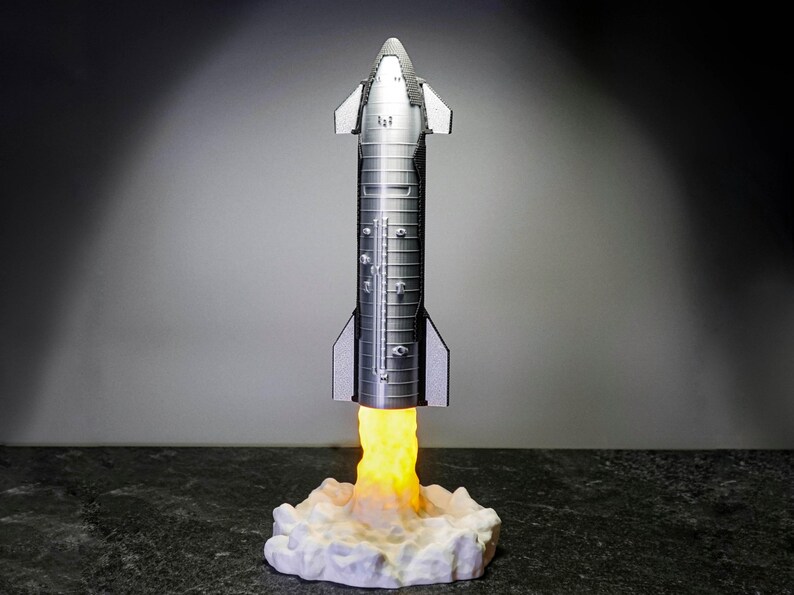 Spacex Starship Space Rocket Scale Model for a Gift for a Space Geek ...