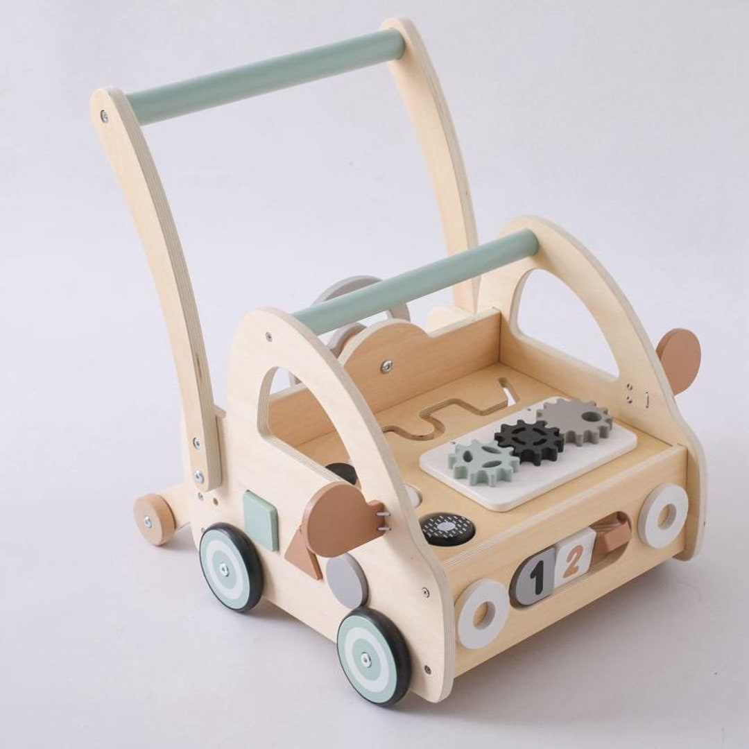 Wooden Sit to Stand, Baby Walker, Baby Activity and Learning Center - Etsy
