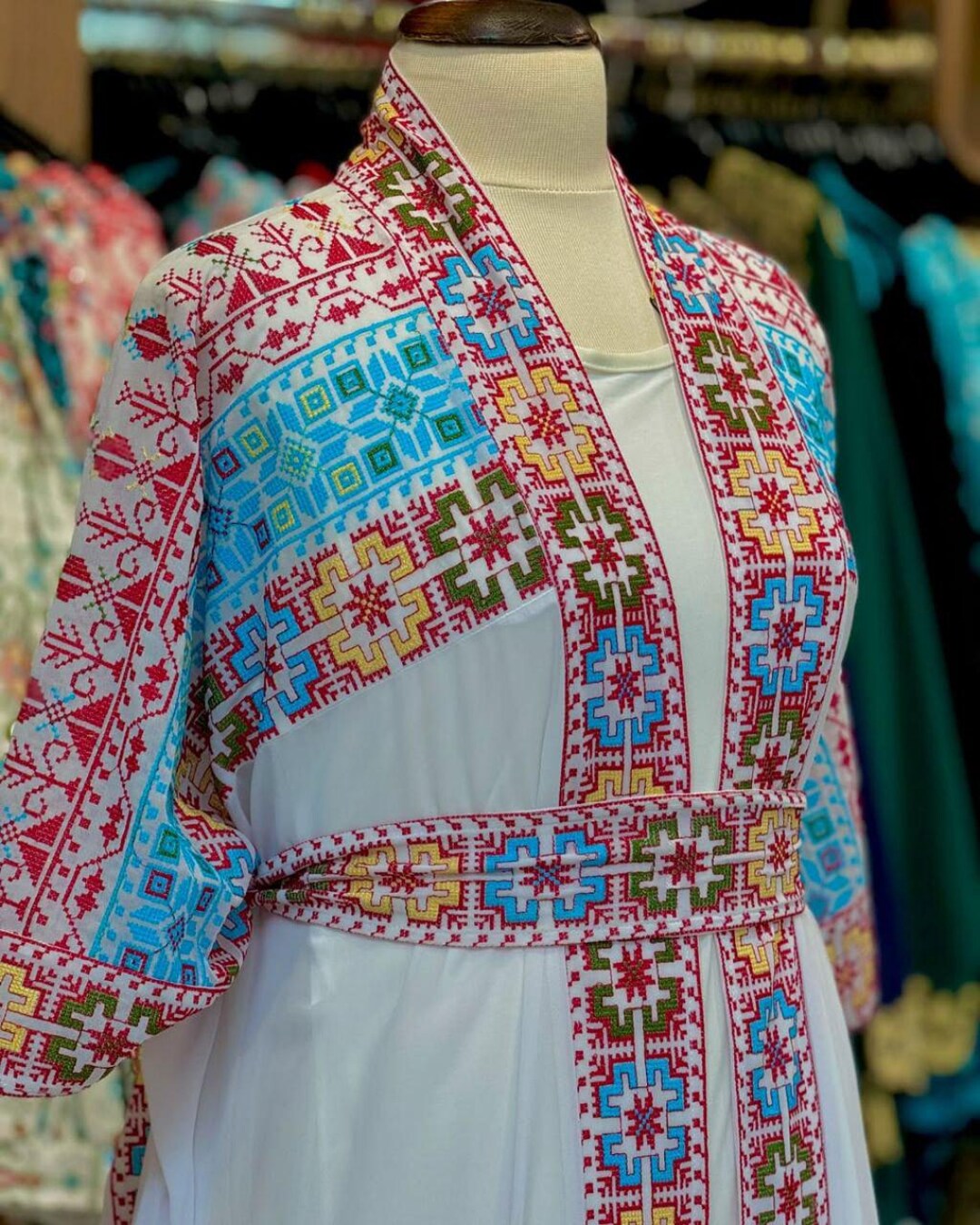 Elegant Ramadan Meshlah With Traditional Palestinian Embroidery - Etsy