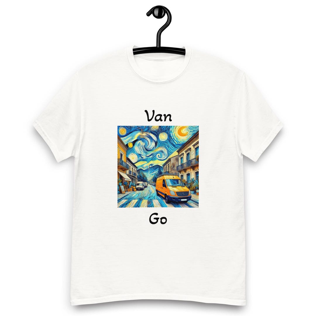 Funny Van Gogh Pun T-shirt – Art Meets Humor With This Detailed ...