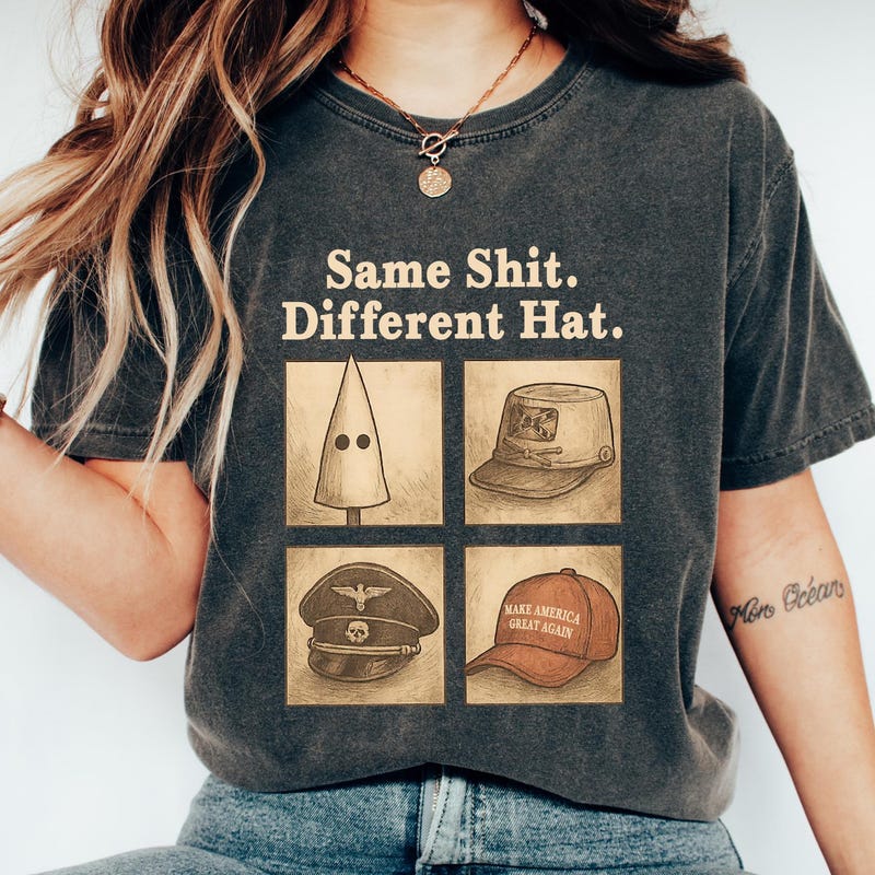 Same Shit Different Hat Tshirt - Etsy