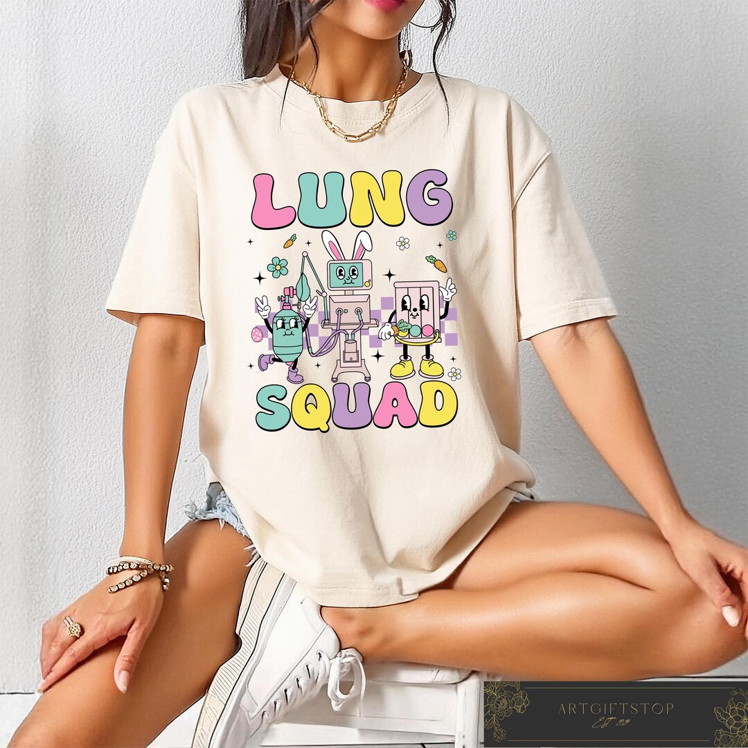 Lung Squad Easter Shirt, Respiratory Therapist Easter T-shirt, Easter ...