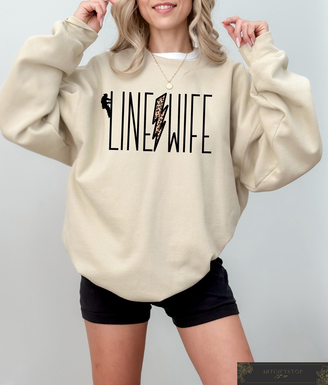 Lineman Wife Leopard Sweatshirt, Linewife Womens Tshirt, Lineman Wife ...