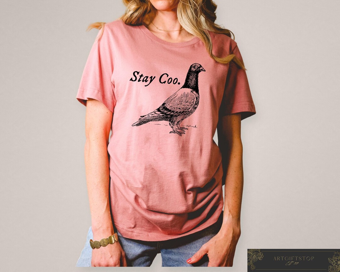 Pigeon Shirt, Stay Coo Pigeon Gift, Cool Bird Shirt, Bird Hoodie ...