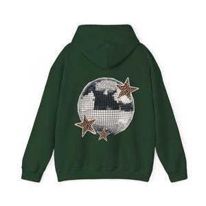 Disco Ball Leopard Stars Hoodie, Disco Ball Hoodie, Shining Just for ...