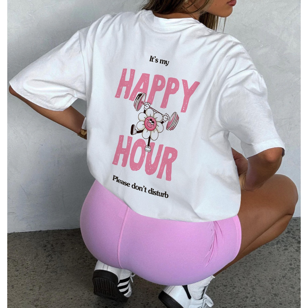 Camiseta unisex My Happy Hour Gym Edition, para chica del gimnasio ...