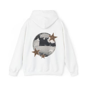 Disco Ball Leopard Stars Hoodie, Disco Ball Hoodie, Shining Just for ...