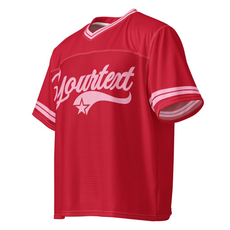 Personalized Boxy Jersey, Custom Retro Style Mesh and Silky Fabric Boxy ...