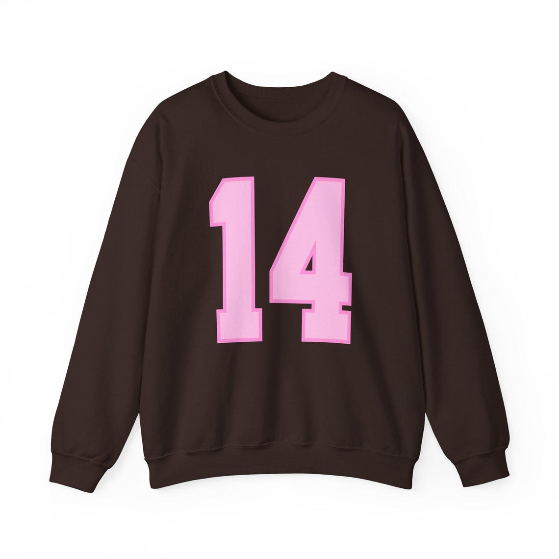 Custom Number Sweatshirt, Custom Number Color Sweatshirt, Comfy ...