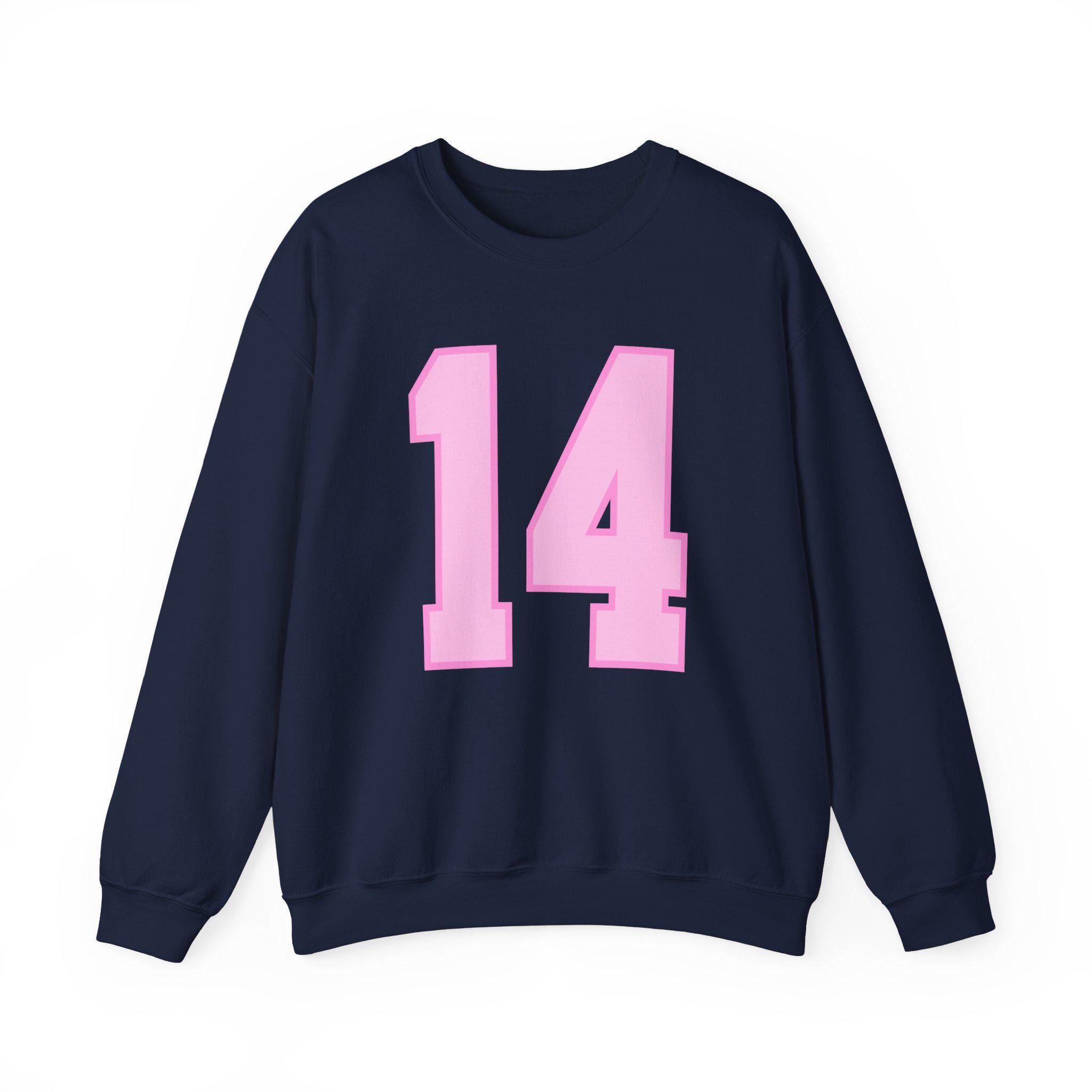Custom Number Sweatshirt, Custom Number Color Sweatshirt, Comfy ...