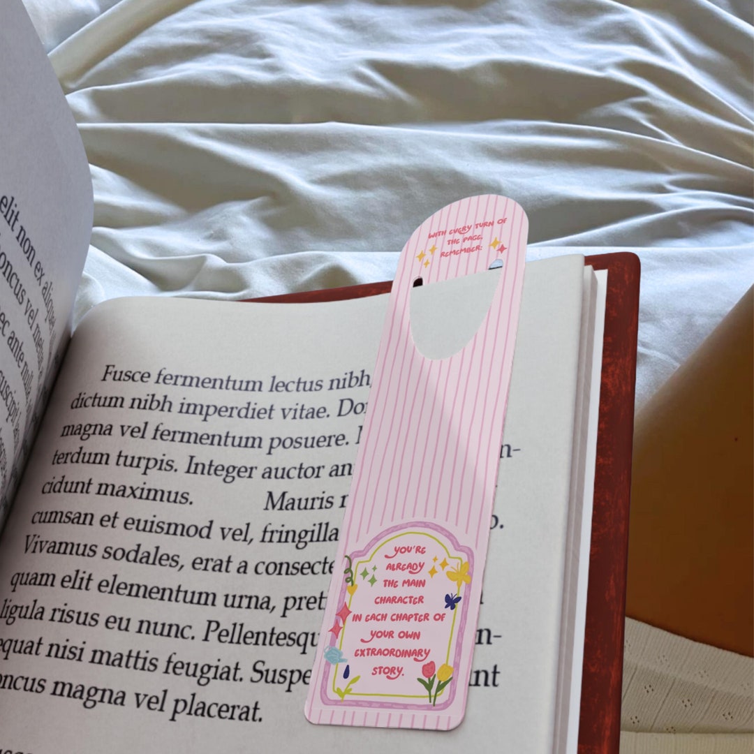 Positive Affirmation Bookmark, Reminder Bookmark, You Are a Main ...