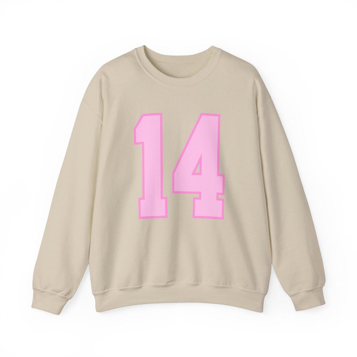 Custom Number Sweatshirt, Custom Number Color Sweatshirt, Comfy ...