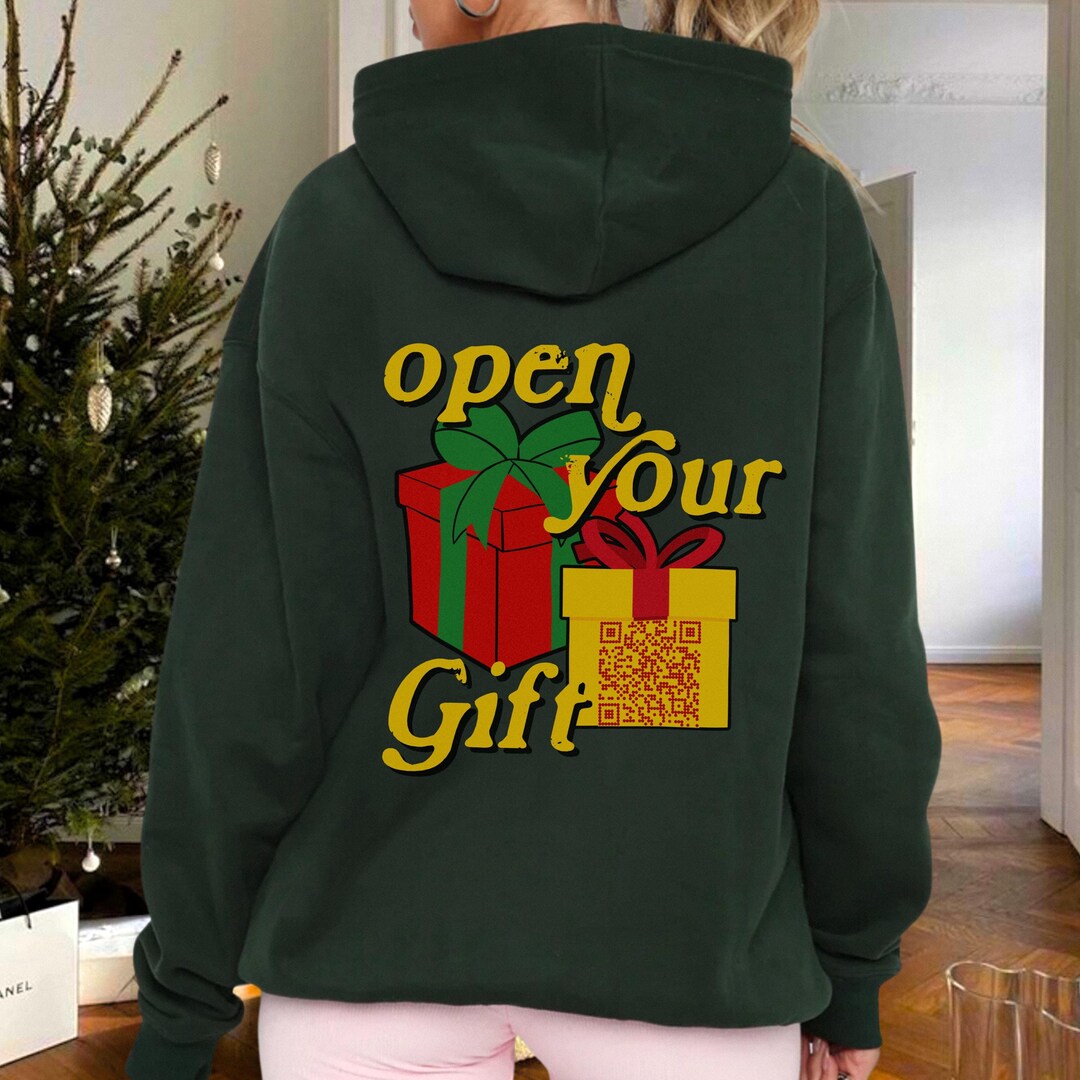 Custom QR Code Christmas Charity Hoodie, Spead Donation Hoodie, Support ...