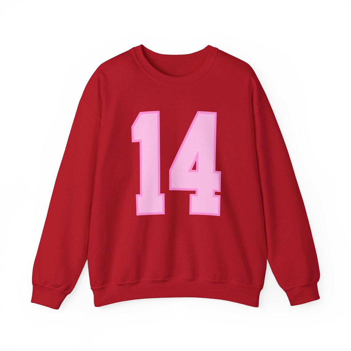 Custom Number Sweatshirt, Custom Number Color Sweatshirt, Comfy ...