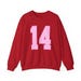 Custom Number Sweatshirt, Custom Number Color Sweatshirt, Comfy ...