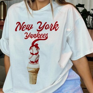 New York Yankees Ice Cream Unisex T-shirt, Yankees Ice Cream Cherry ...