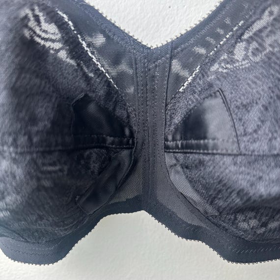 Vintage Full Coverage Bra, Classic black Retro Linger… - Gem