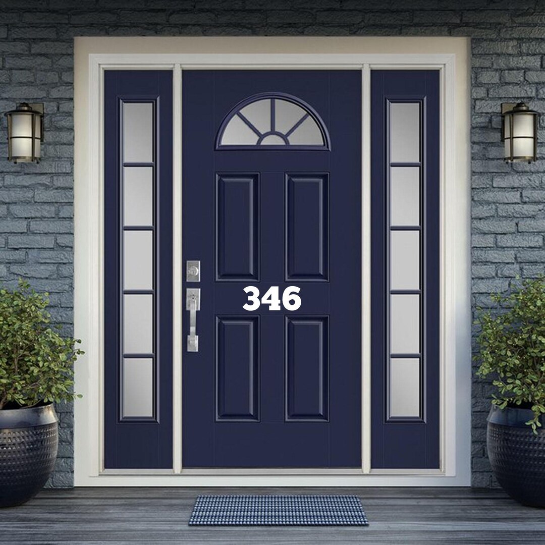 Address Number Decal, House Number Decal, Street Address Decal, Front ...