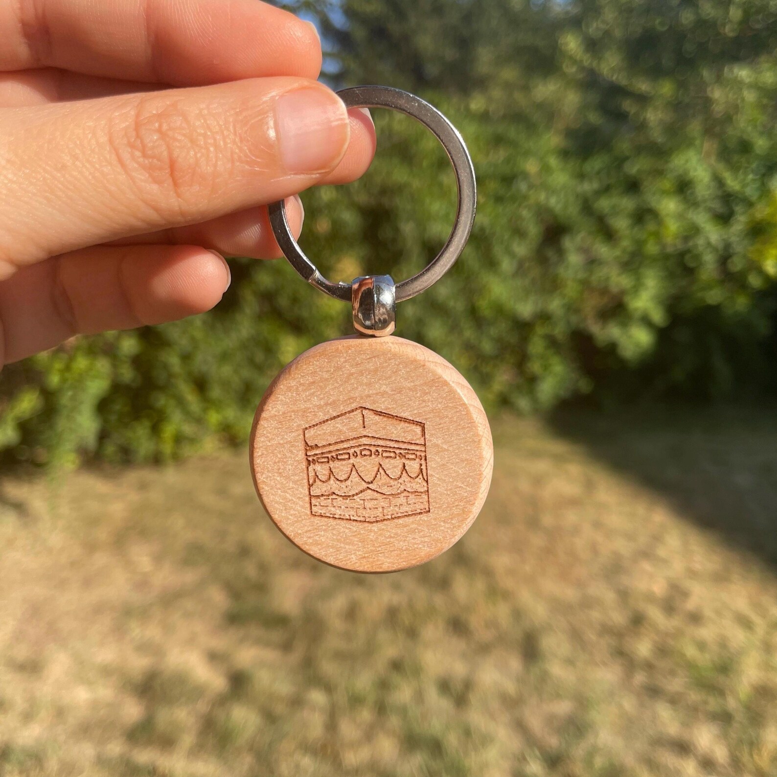 Kaaba Keychain, Islamic Monument, Gift, Keychain, Muslim, Laser ...