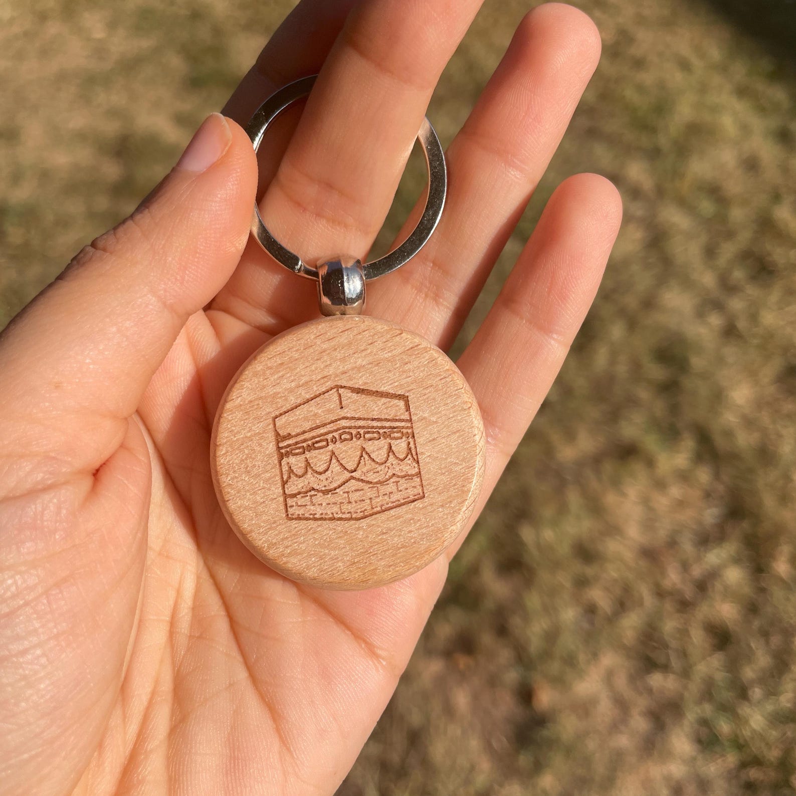 Kaaba Keychain, Islamic Monument, Gift, Keychain, Muslim, Laser ...