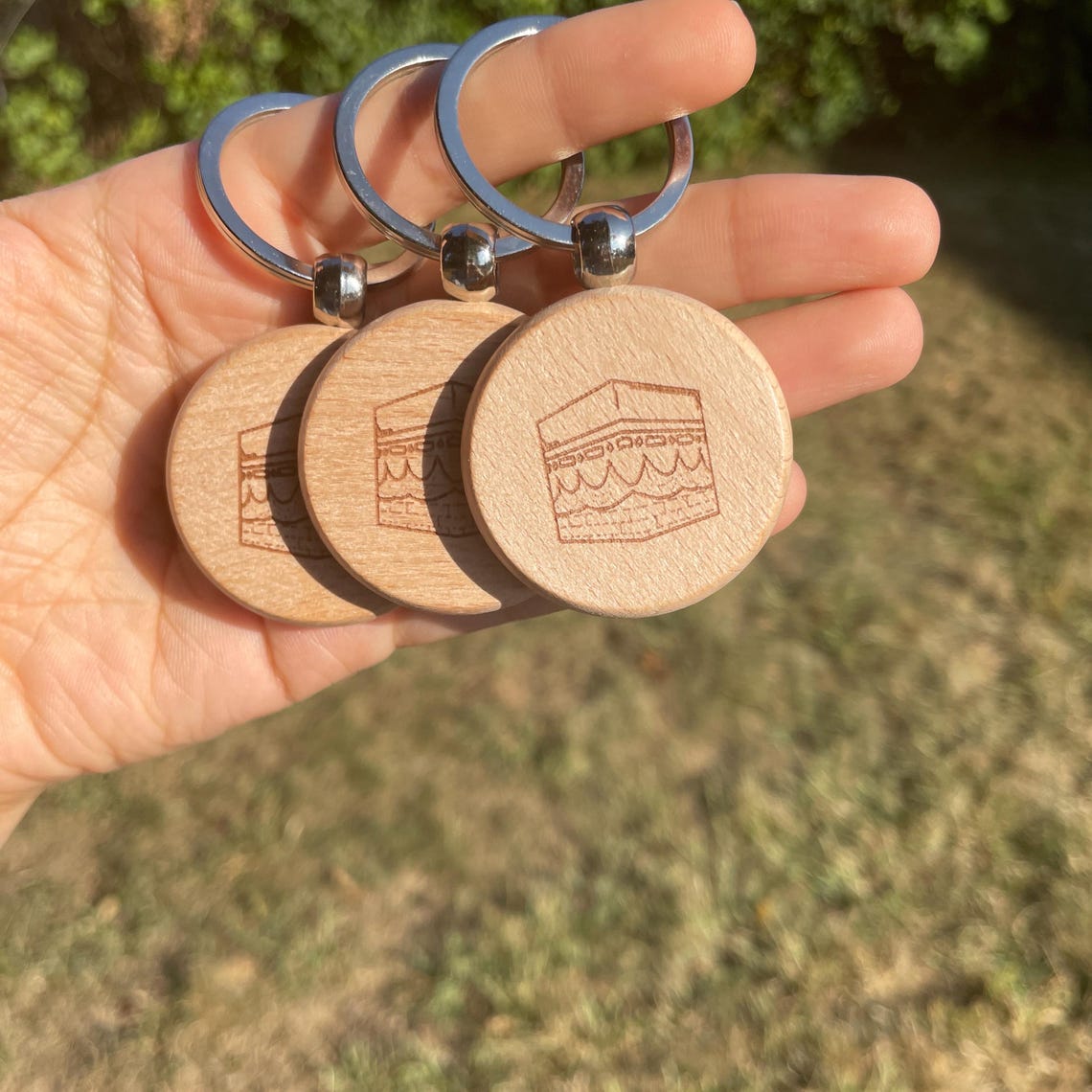 Kaaba Keychain, Islamic Monument, Gift, Keychain, Muslim, Laser ...