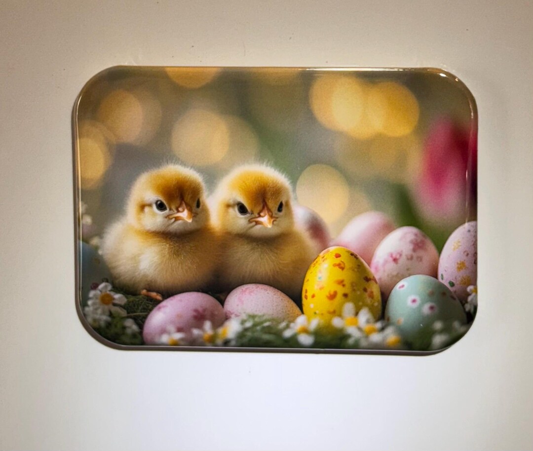 Easter Magnet, Baby Chicks, Easter Eggs, Cute Animals - Etsy