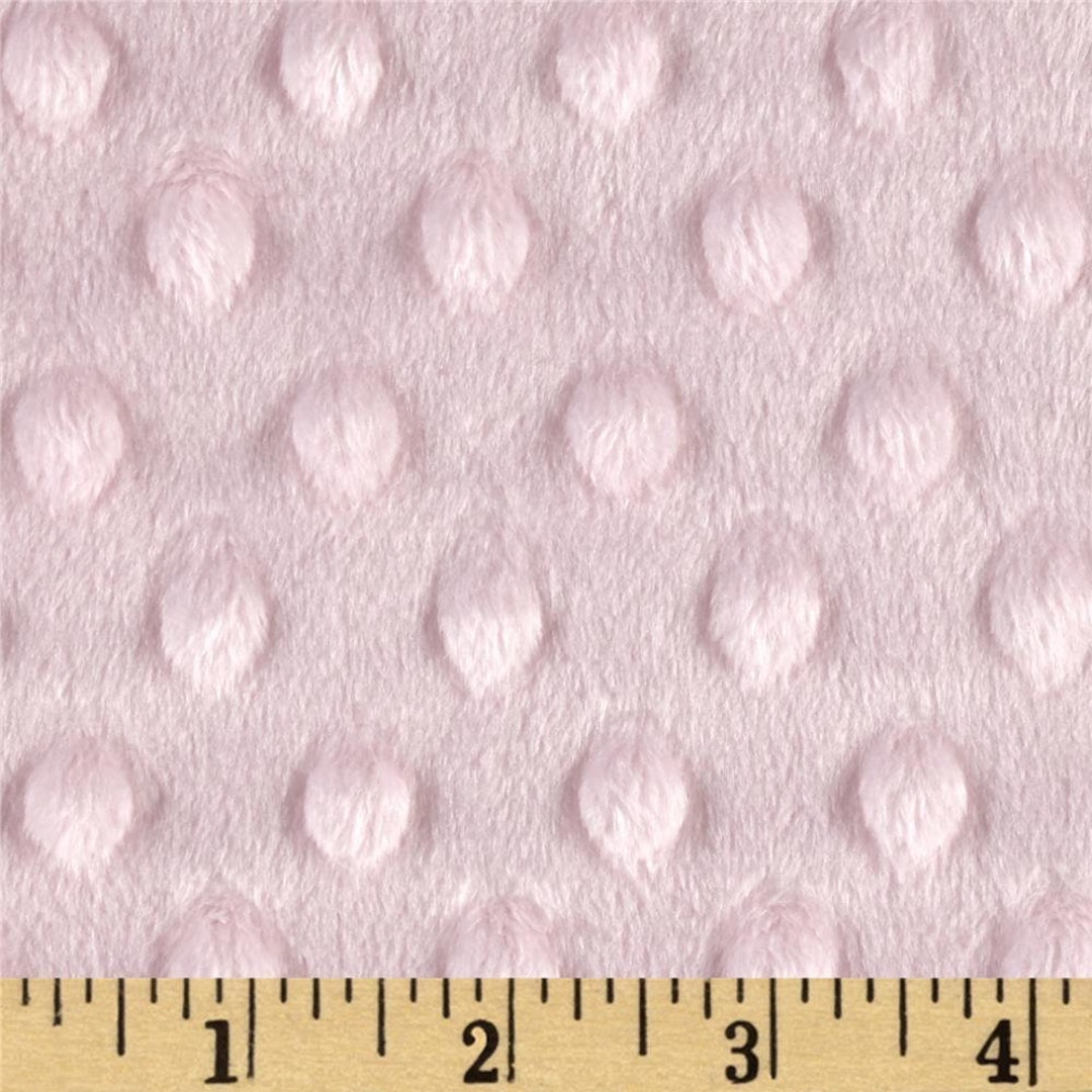 Light Pink Cuddle Dimple Fabric, Faux Fur Fabric, Soft Fabric - Etsy