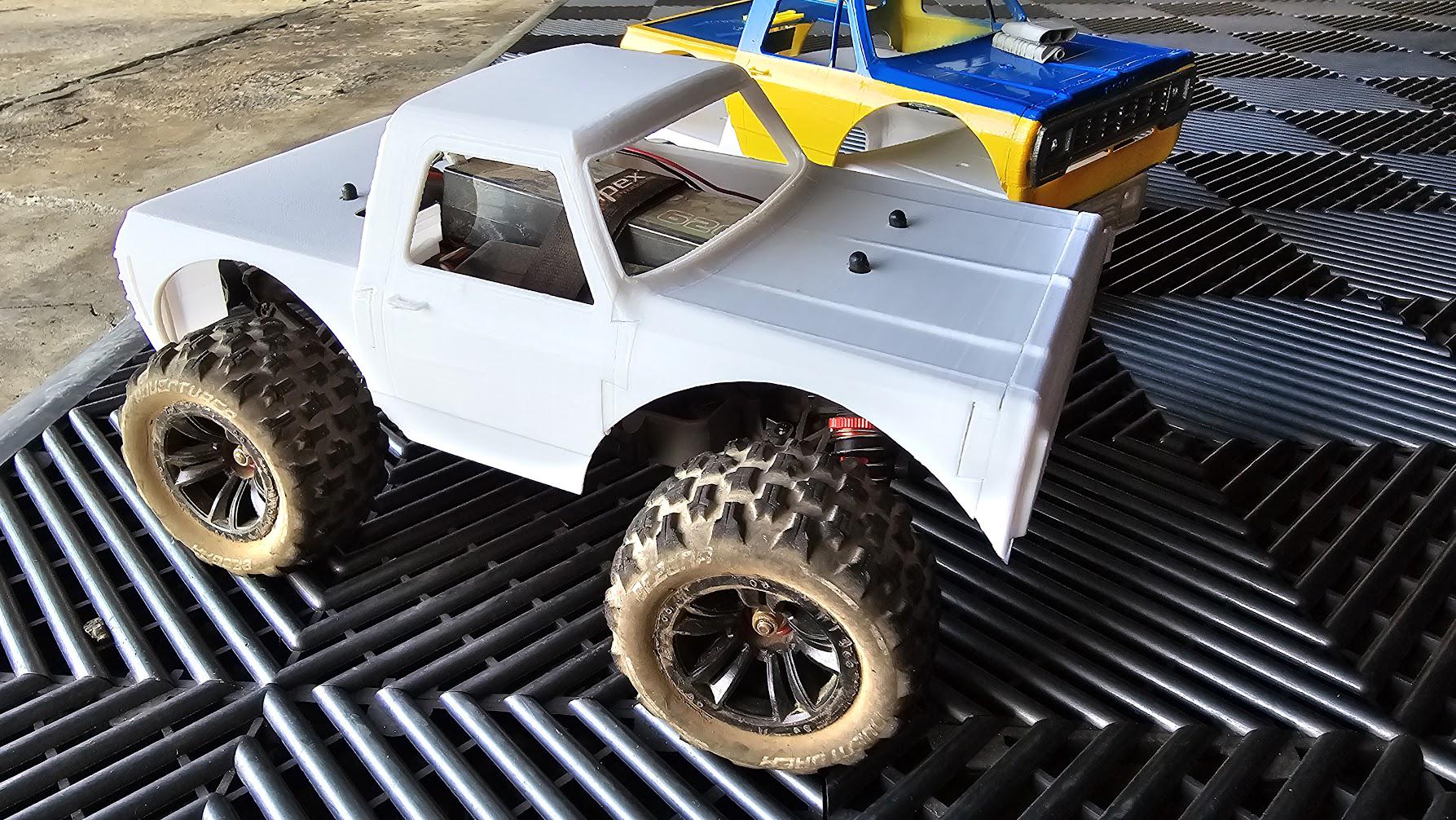 3D Printed Custom 1/16 Scale RC Truck Body/kit - Etsy