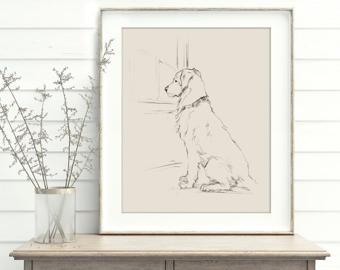 1938 Antique Labrador Retriever Print Vernon Stokes Black Lab Hunting ...