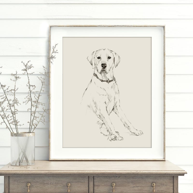 Yellow Lab Painting - Etsy