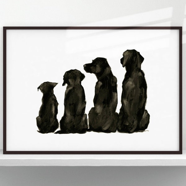 Black Lab Art - Etsy