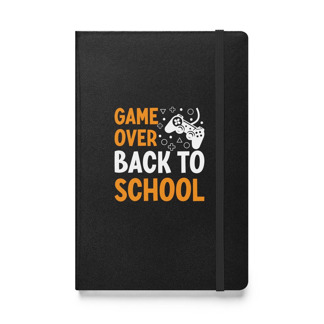 Game Over Back to School Hardcover Bound Notebook - Etsy