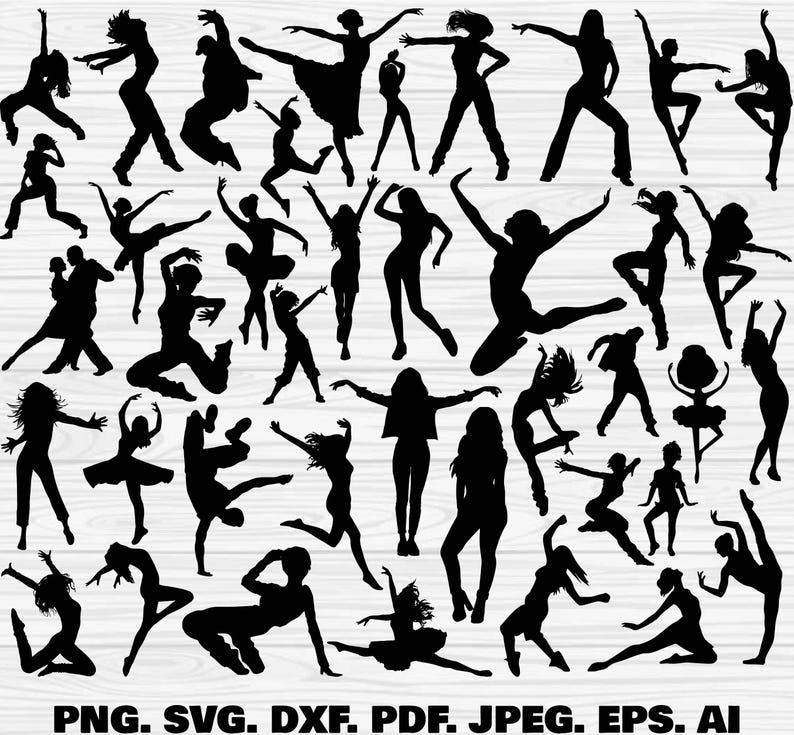 40 Dance Svg Bundle, Dancing Girl Svg, Dance Svg, Dance Clipart, Dance ...