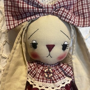 Primitive, Folk Art, Handmade, Original, Rag Doll, Spring, Summer ...