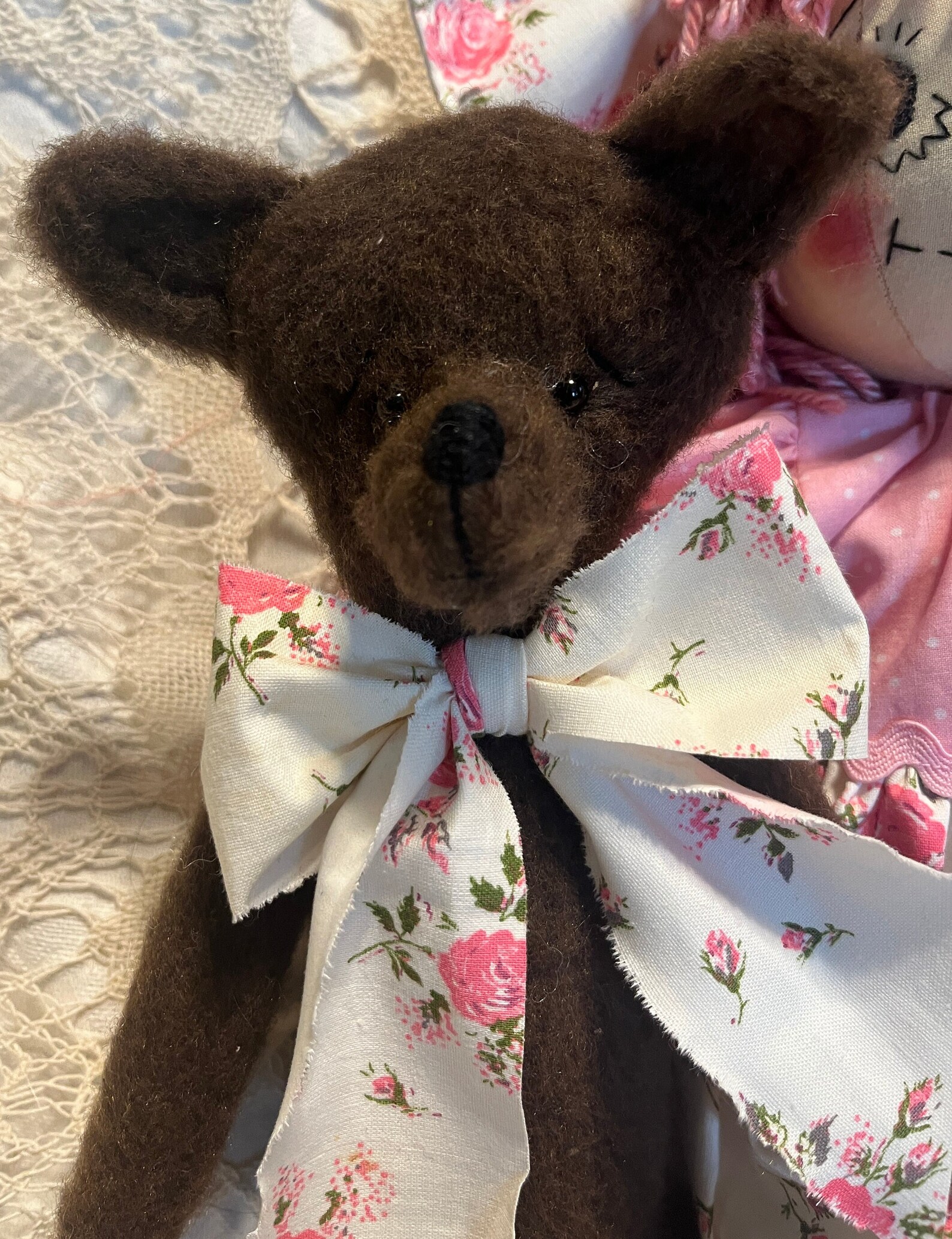 Primitive, Folk Art, Handmade, Original, Rag Doll, Raggedy Ann Doll ...