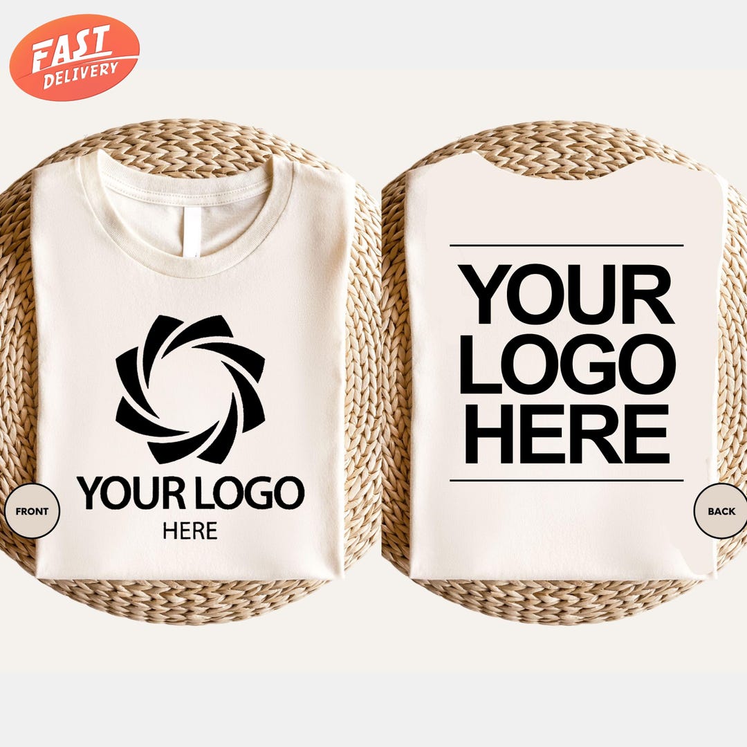 Custom Logo Shirt, Personalized Logo Shirt, Your Logo Here Shirt, Brand ...