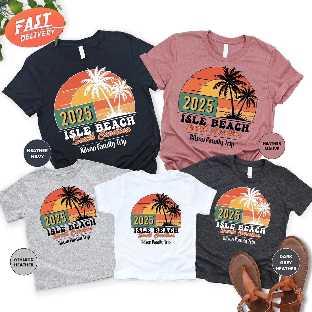 Personalized Family Summer Trip 2025 Shirt, Matching Family Shirt ...