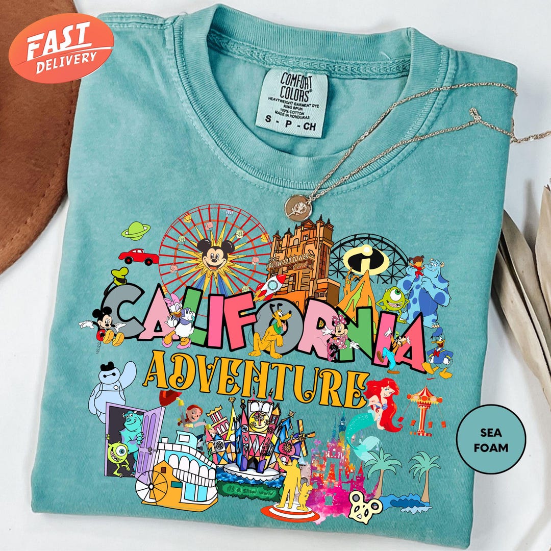 Comfort Colors Disneyland California Adventure Comfort Colors Shirt ...