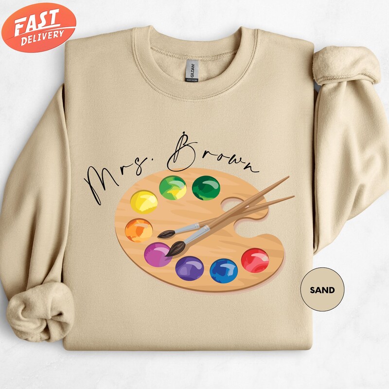 Paint Artist Sweatshirt - Etsy