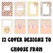 Golden Hour - Teacher Binder and Spine Labels | Editable - Etsy
